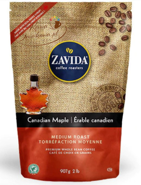 Kawa ZAVIDA Syrop klonowy (Canadian Maple) 907g ziarnista| Sklep ...